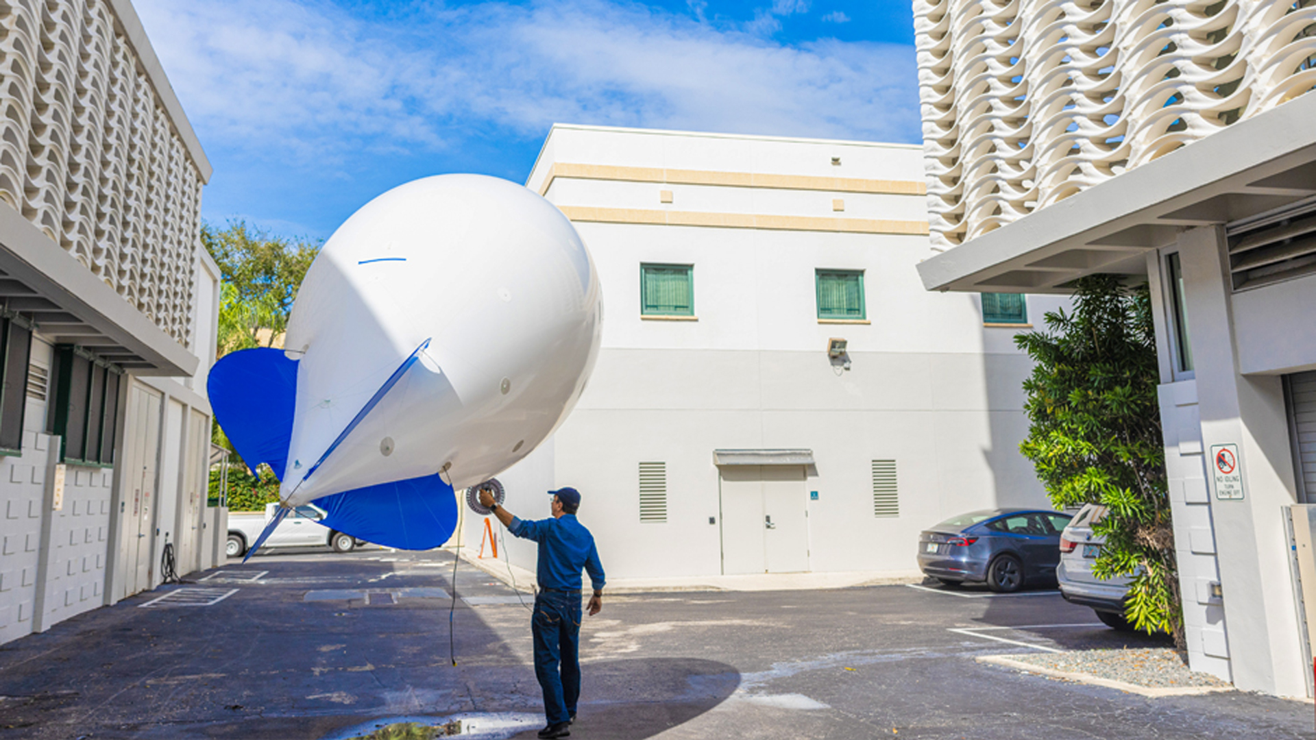 Blimp takes flight to capture atmospheric aerosols | The Invading Sea