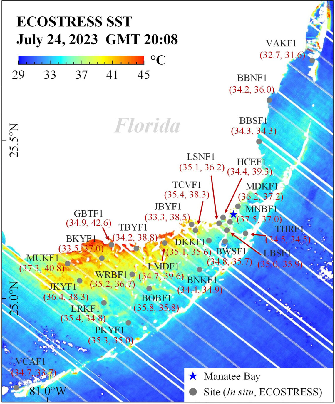 Estuaries in South Florida are warming faster than the Gulf of Mexico ...