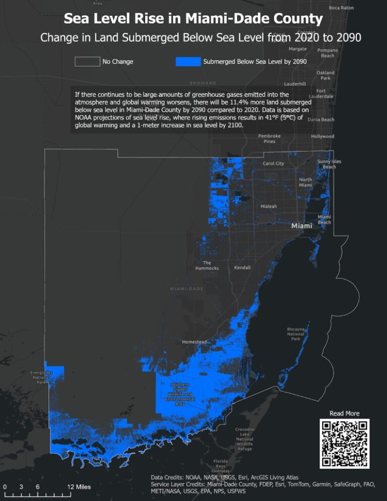 Miami Data Walk illustrates impacts of climate gentrification | The ...